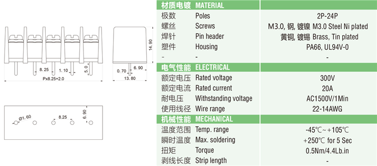 LF411C-8.25(LF35C) - 慈溪威德米勒电子科技有限公司